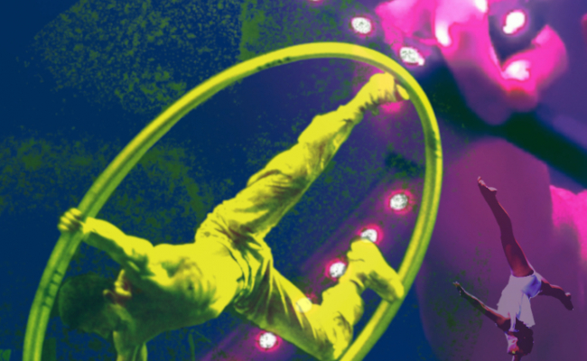 Spectrum spectacle acrobatique et lumineux - Cirque par Duo Lyodji