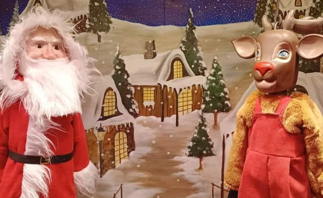 Rudolph le Renne au nez rouge - Marionnettes pour enfants par Théâtre à ...